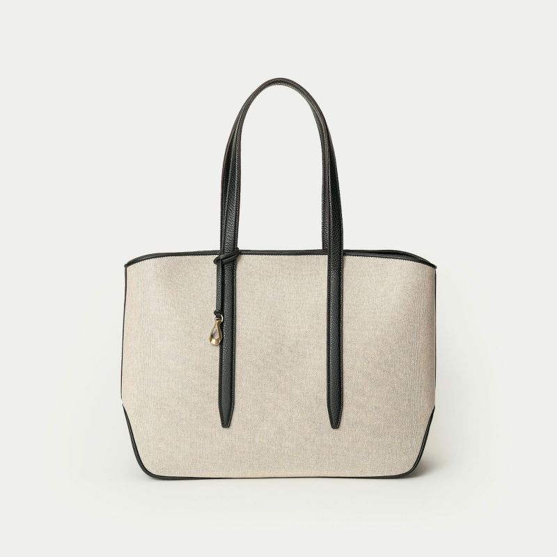 キャンバス ファスナートートバッグ（L）《Flexi》 - British Green - | ETiAM